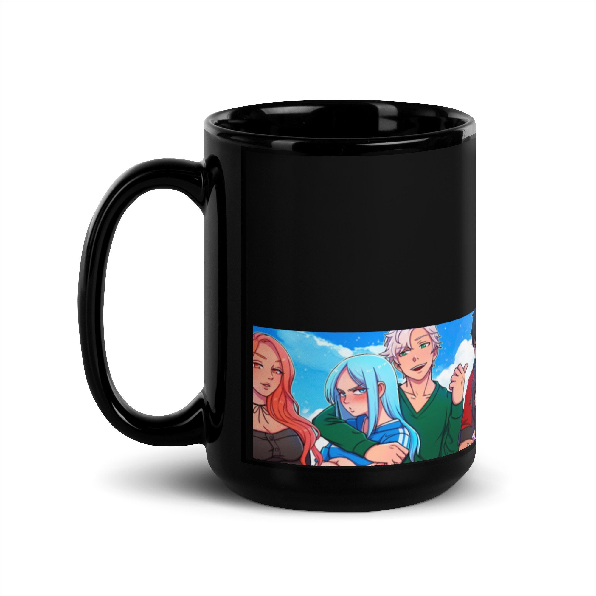 Aphmau Black Glossy Mug Aphmau Merch Aphmau Fans Aphmau Gifts Gatcha ...