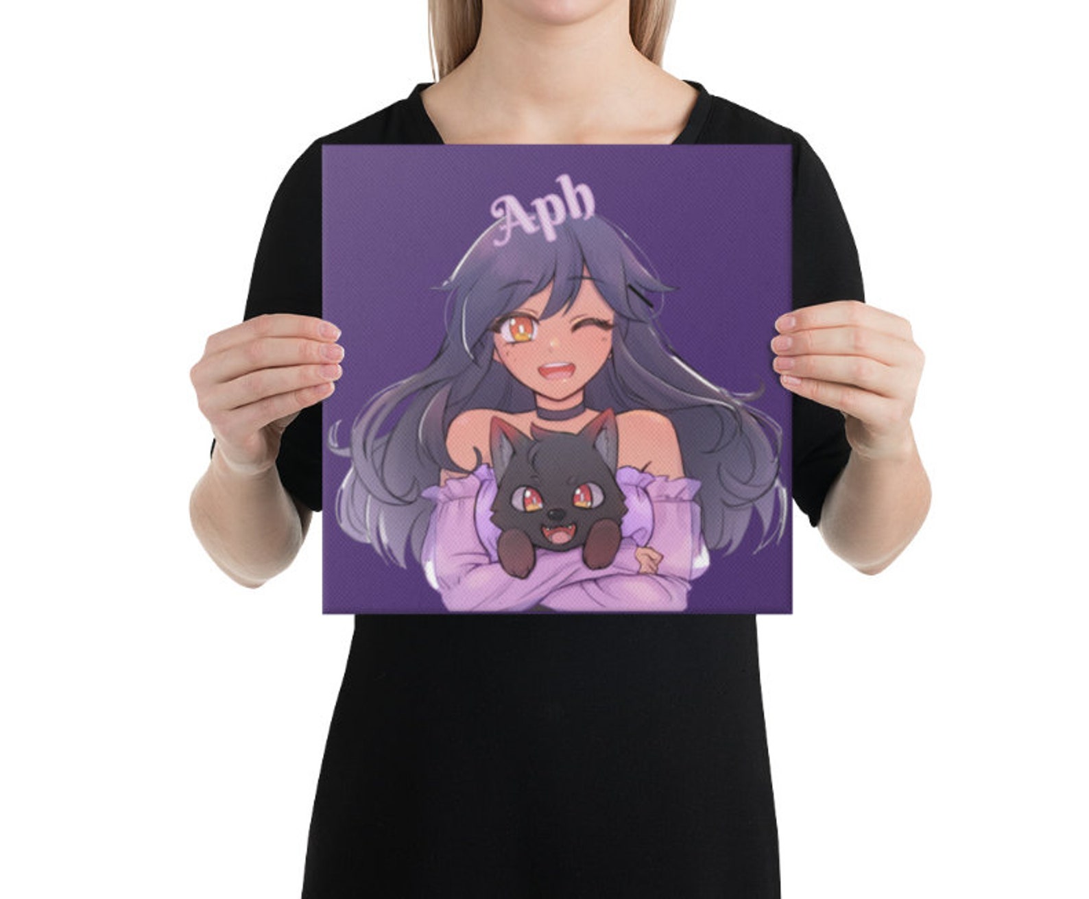 Aphmau Canvas Aphmau Art Aphmau Merch Anime Art Anime Canvas Cute Anime Aphmau Poster Art Canvas