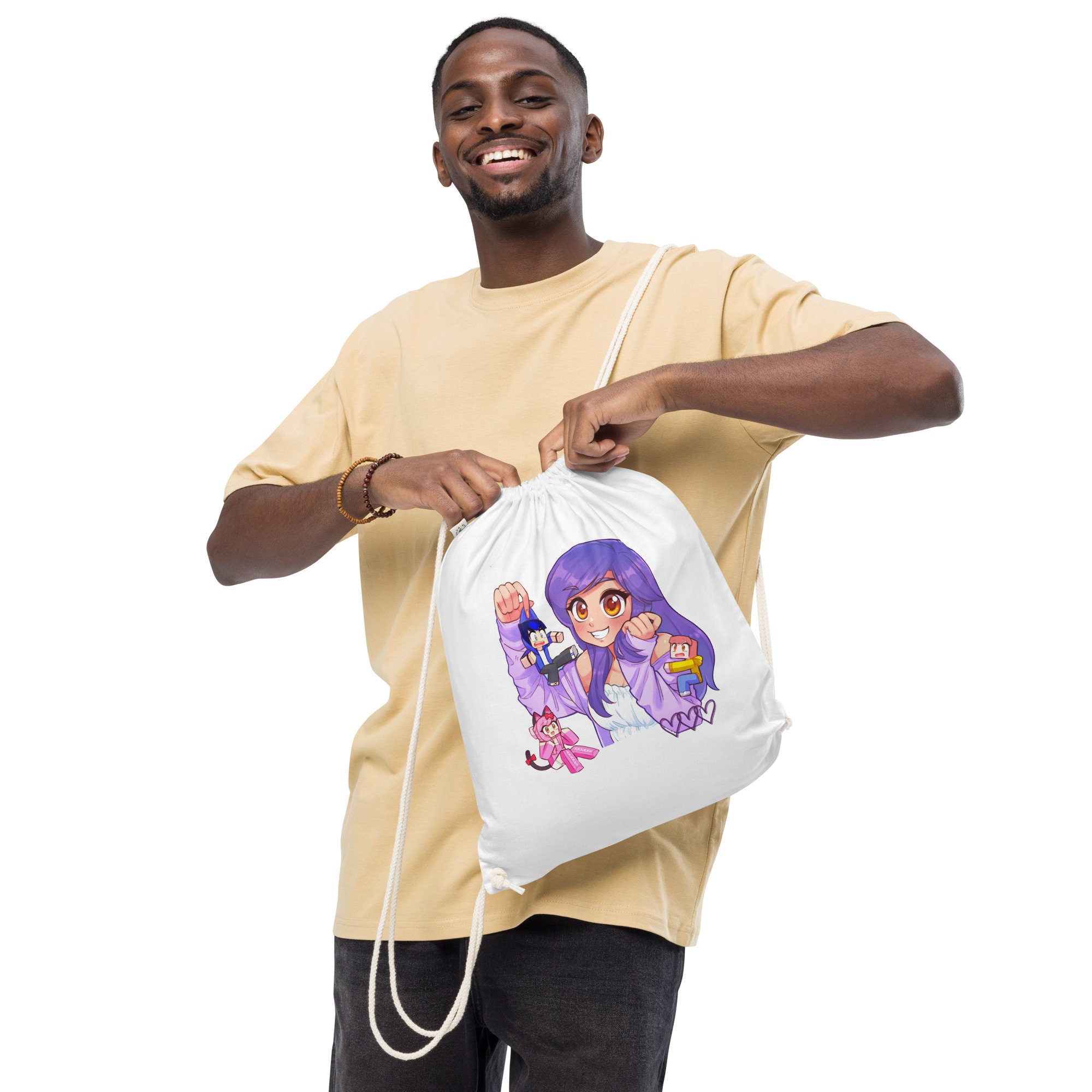 Aphmau Organic Drawstring Bag Aphmau Merch Aphmau Sport - Etsy