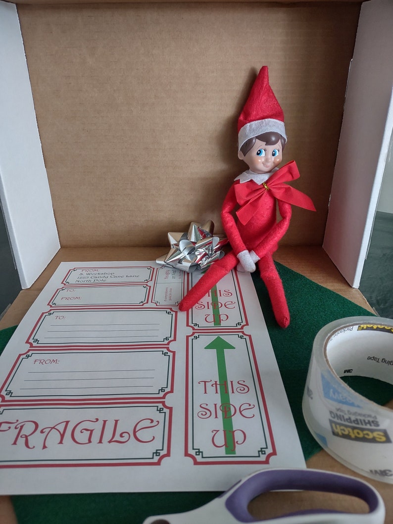 NEW! Elf on Shelf Printables and Christmas Labels - Made in the USA - Etsy