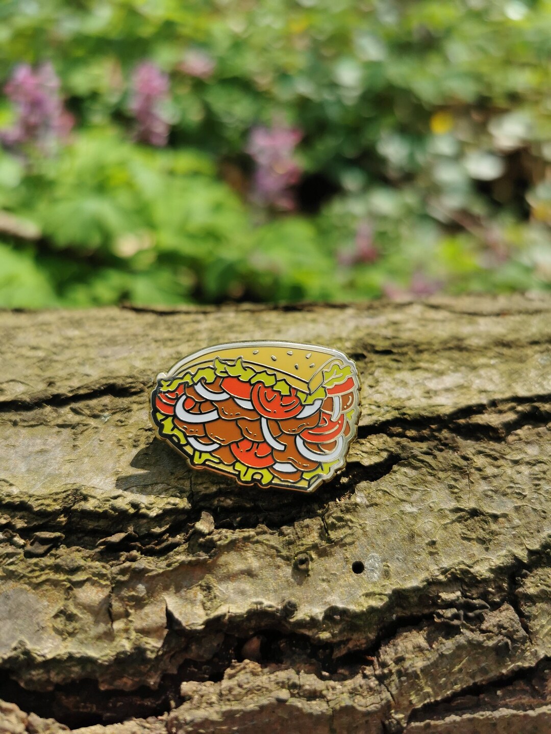 Döner Kebab Enamel Pin, Fast Food Motif Enamel Pins, Hard Enamel - Etsy