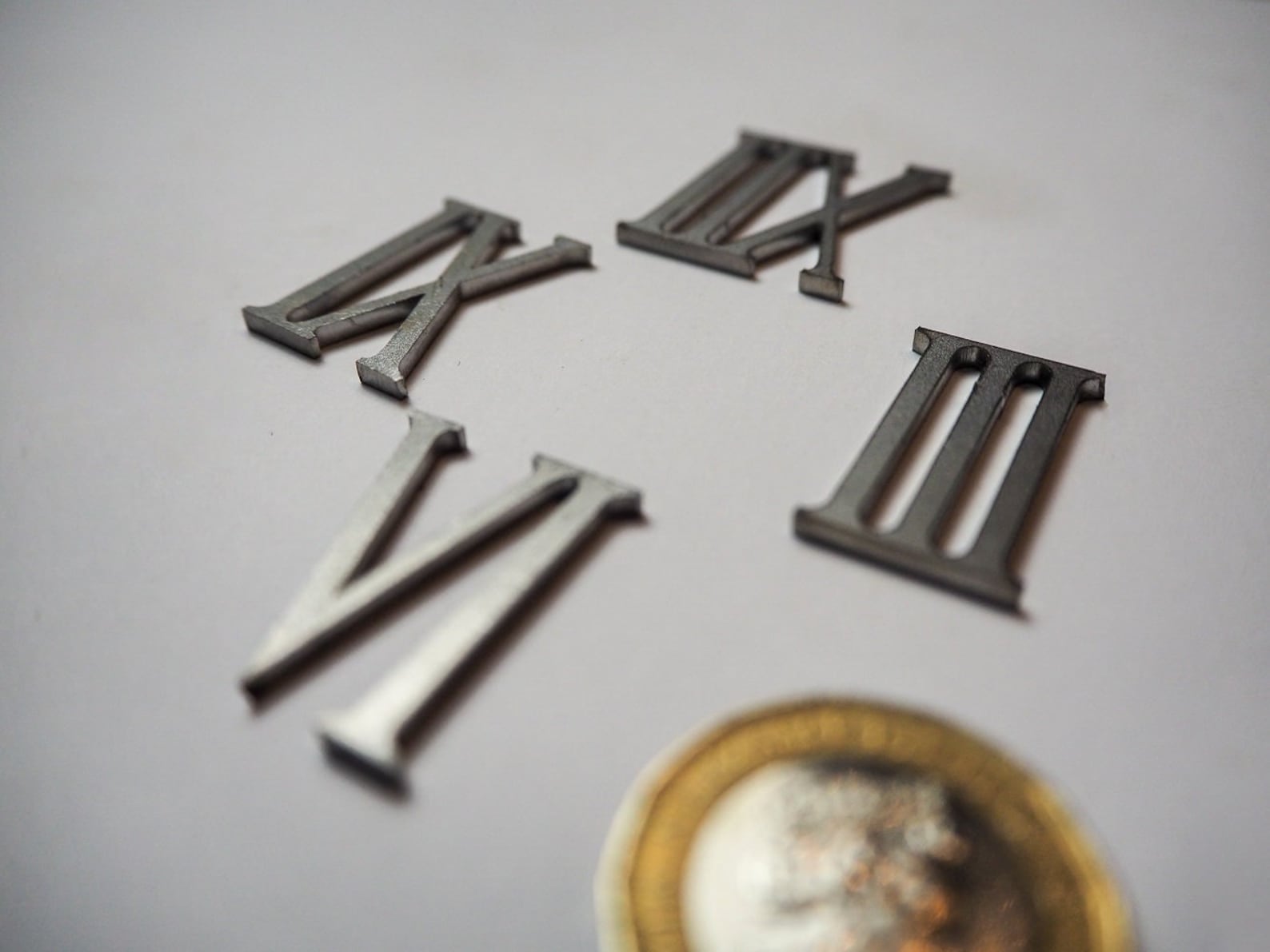 Steel Roman Numerals Metal Clock Door Numbers Iii Vi Ix - Etsy