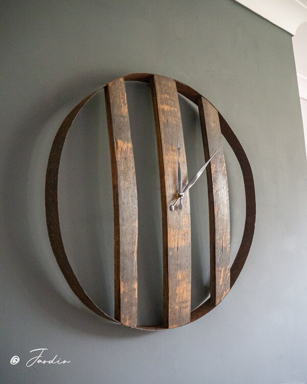 Harris Tweed Whisky Stave Clock Various Colours Scottish - Etsy Canada