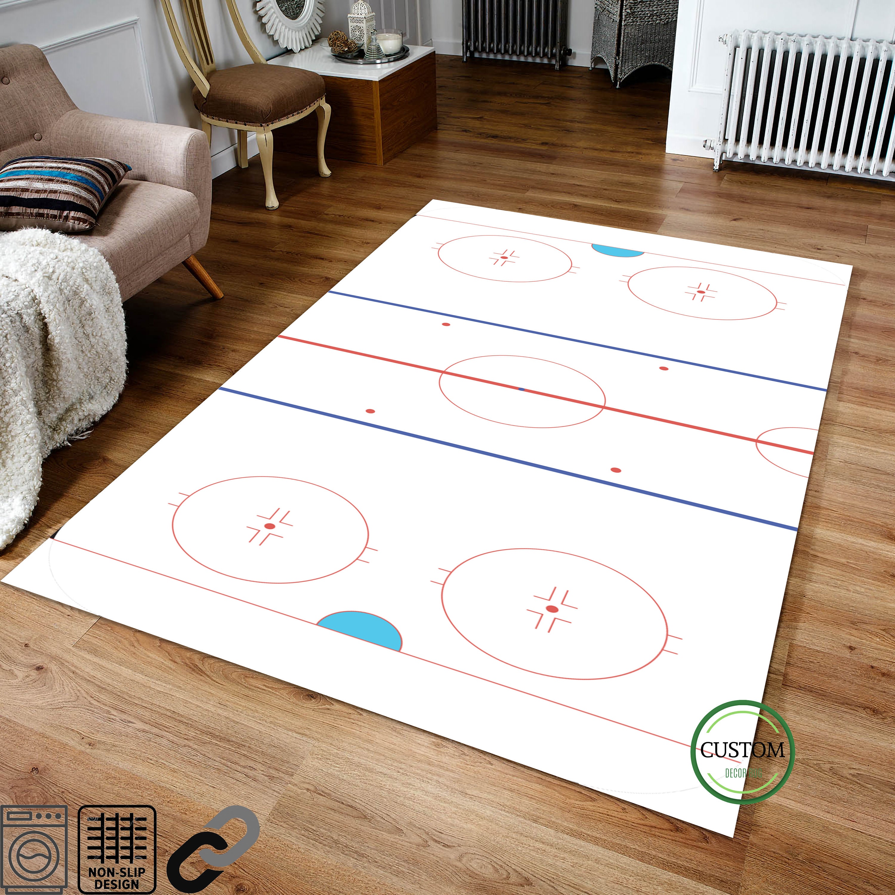 Hockey Room Rug