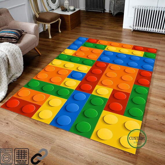 Lego Rug for Kids Room Lego Carpet for Kids Gift for Kids - Etsy