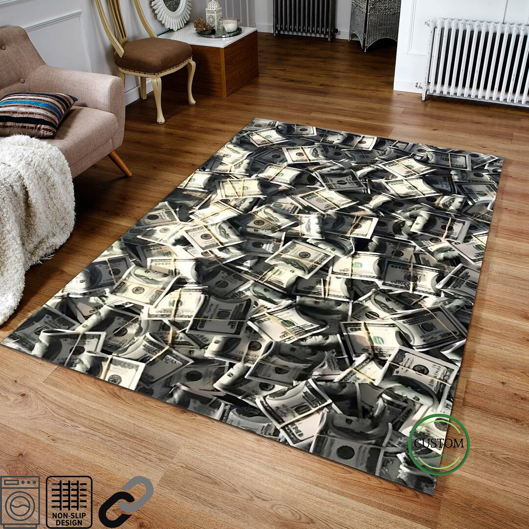 Money Million Rug Dollar Bill Rug Money Stacks Rug One - Etsy