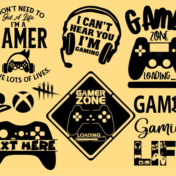Gaming Svg - Etsy