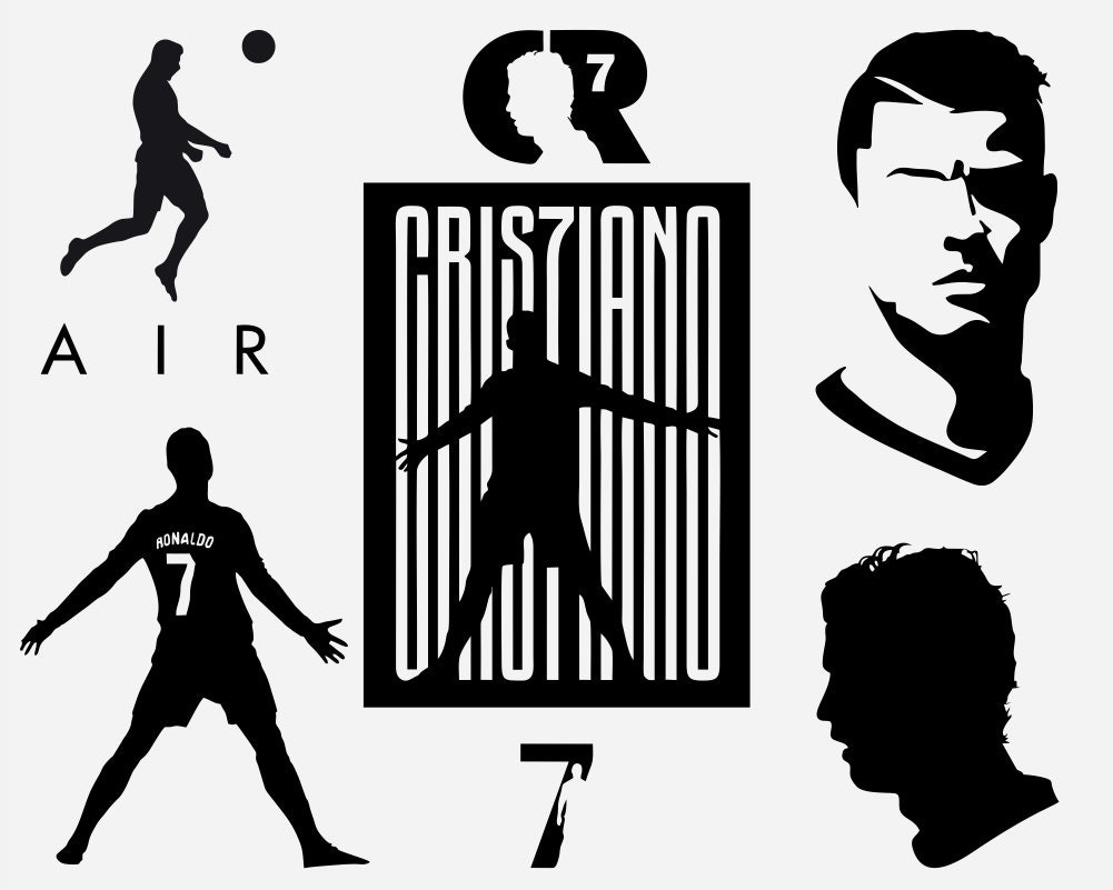 Cristiano Ronaldo Svg CR7 Svg Laser Cut Files Cricut - Etsy UK