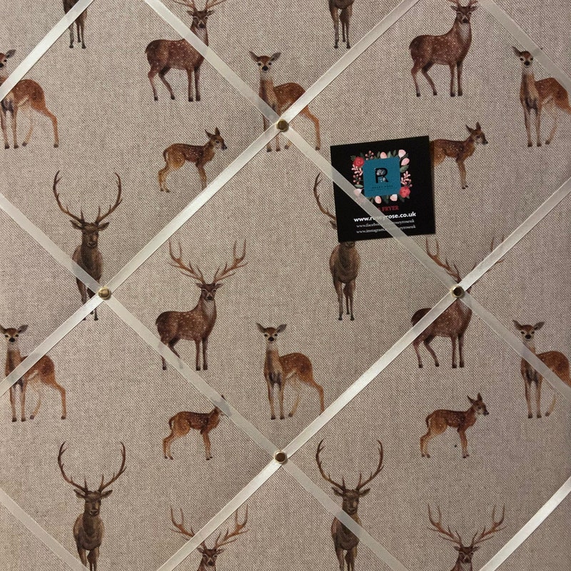 Stag Fabric - Etsy