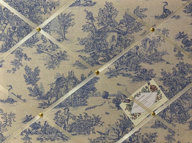 Bespoke Handcrafted Lightly Padded Fabric Notice / Memo Board - Etsy