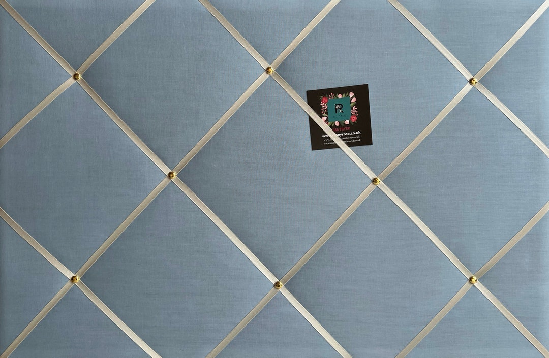 Bespoke Handcrafted Lightly Padded Fabric Notice / Memo Board Made ...