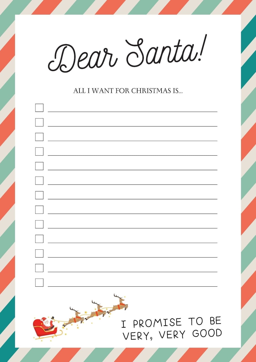 Instant Digital Download PDF Printable - Red & Beige Vintage All I Want ...