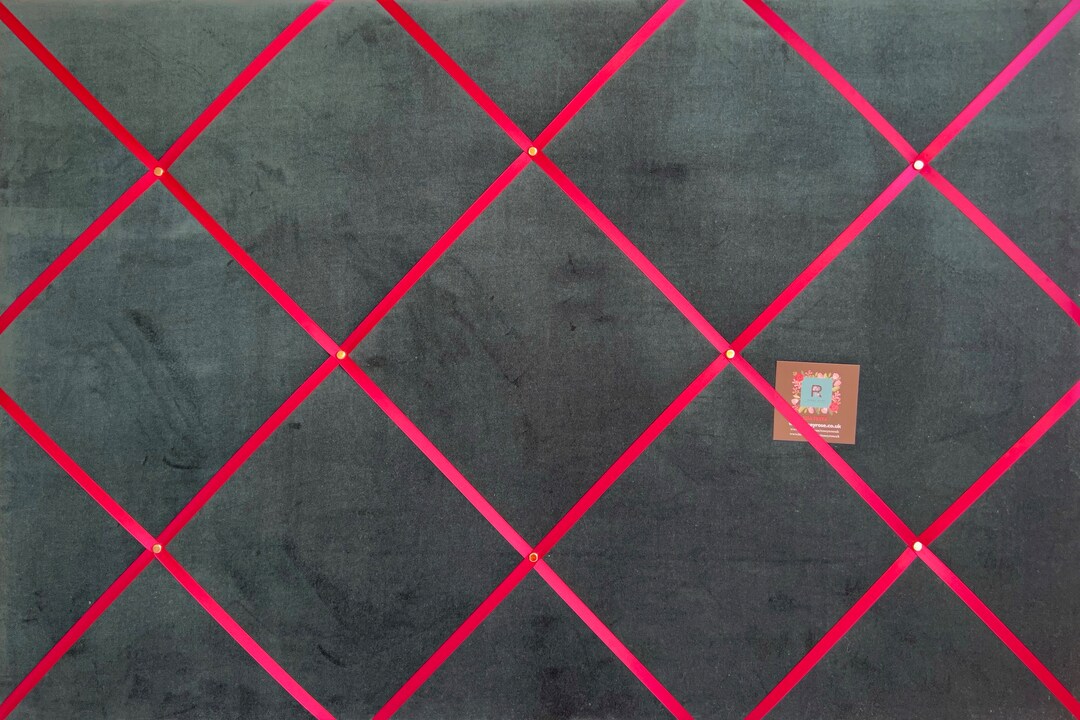 Bespoke Handcrafted Lightly Padded Fabric Notice / Memo Board Made ...