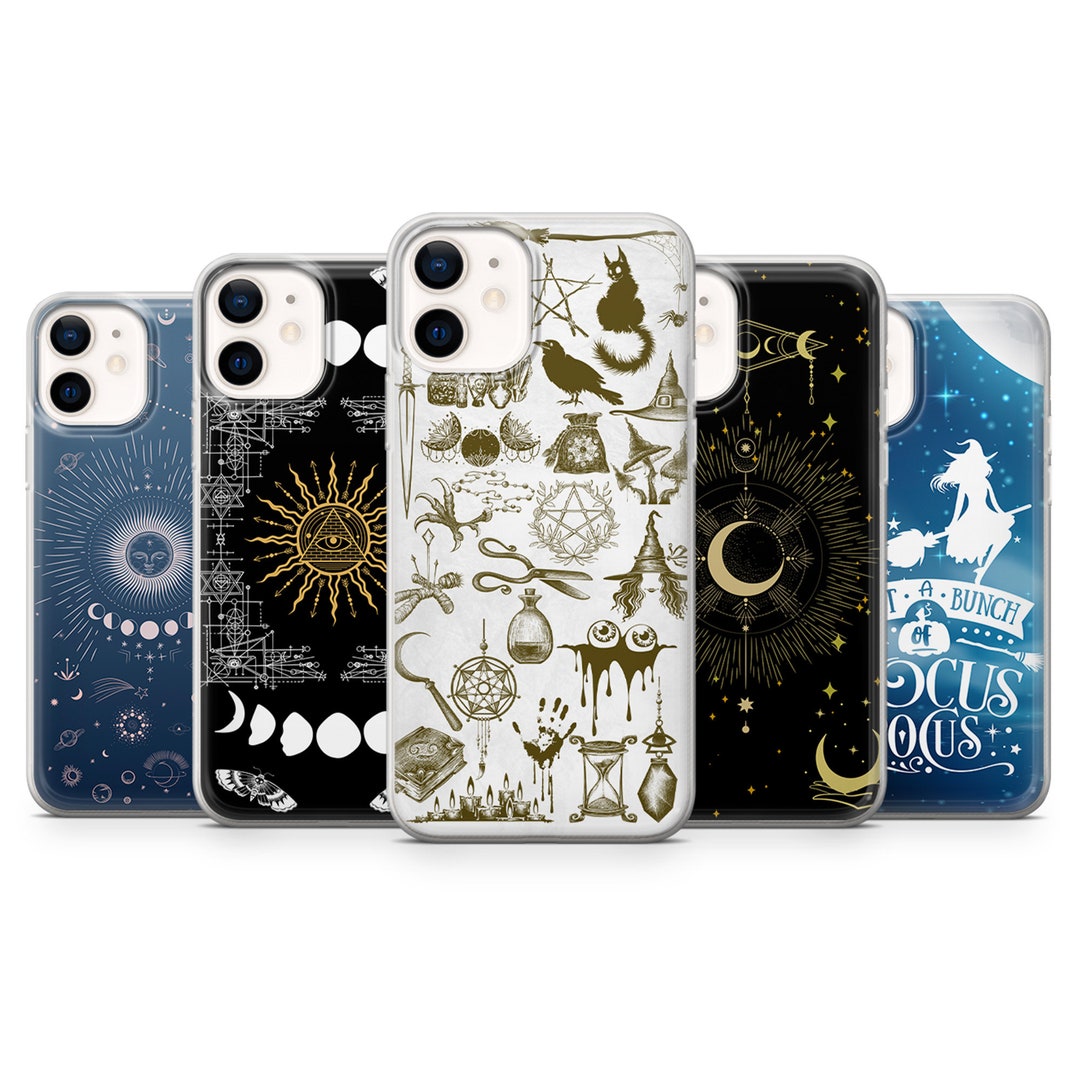 Witchcraft Phone Case Gothic Cover for iPhone 16E, 15, 14, 13, 12 ...