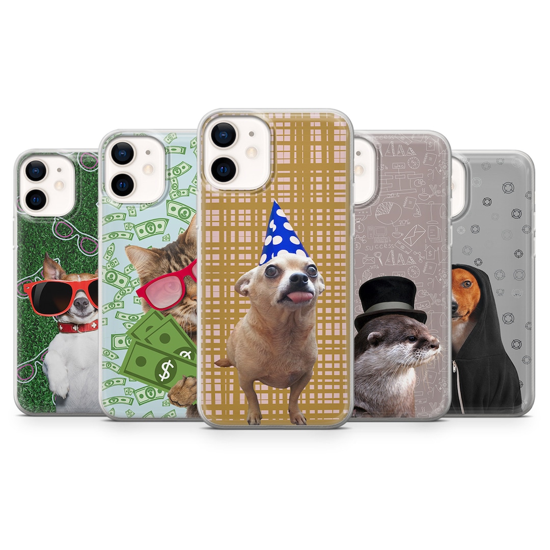 Animal Phone Case Meme Cover for iPhone 15 14 13 12 Pro 11 XR - Etsy