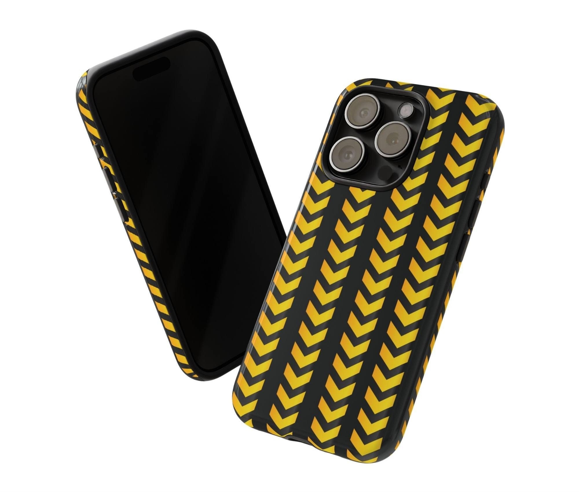 IPhone Magsafe Tough Case Safety Tape, Construction Pattern Phone Case ...