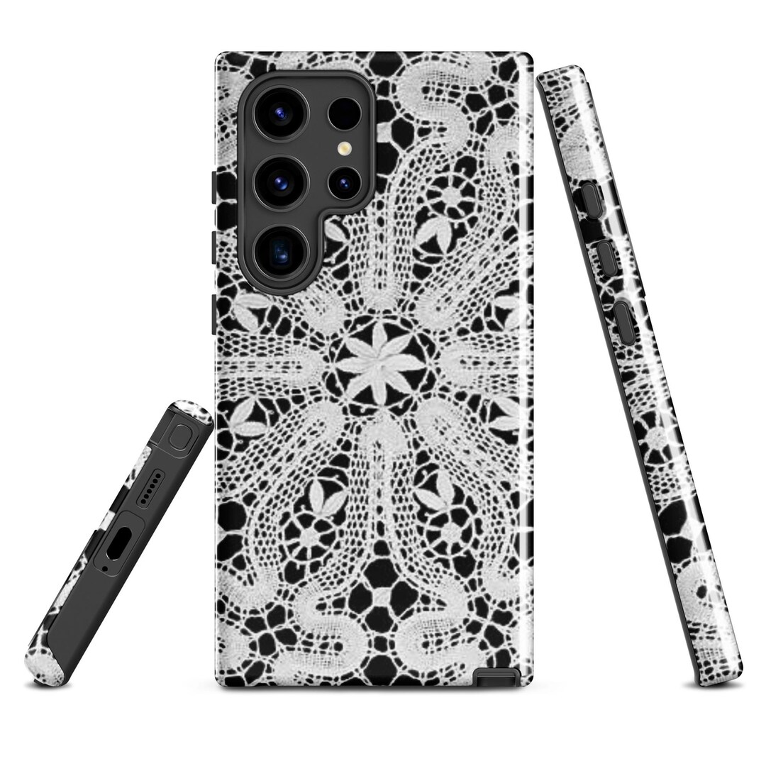 Samsung Tough Case, Vintage Lace Pattern Samsung Phone Cover - Etsy