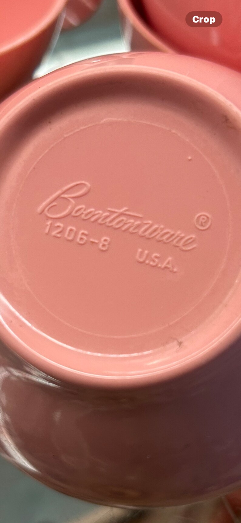 Melmac Boontonware Cups Pastel Pink - Etsy