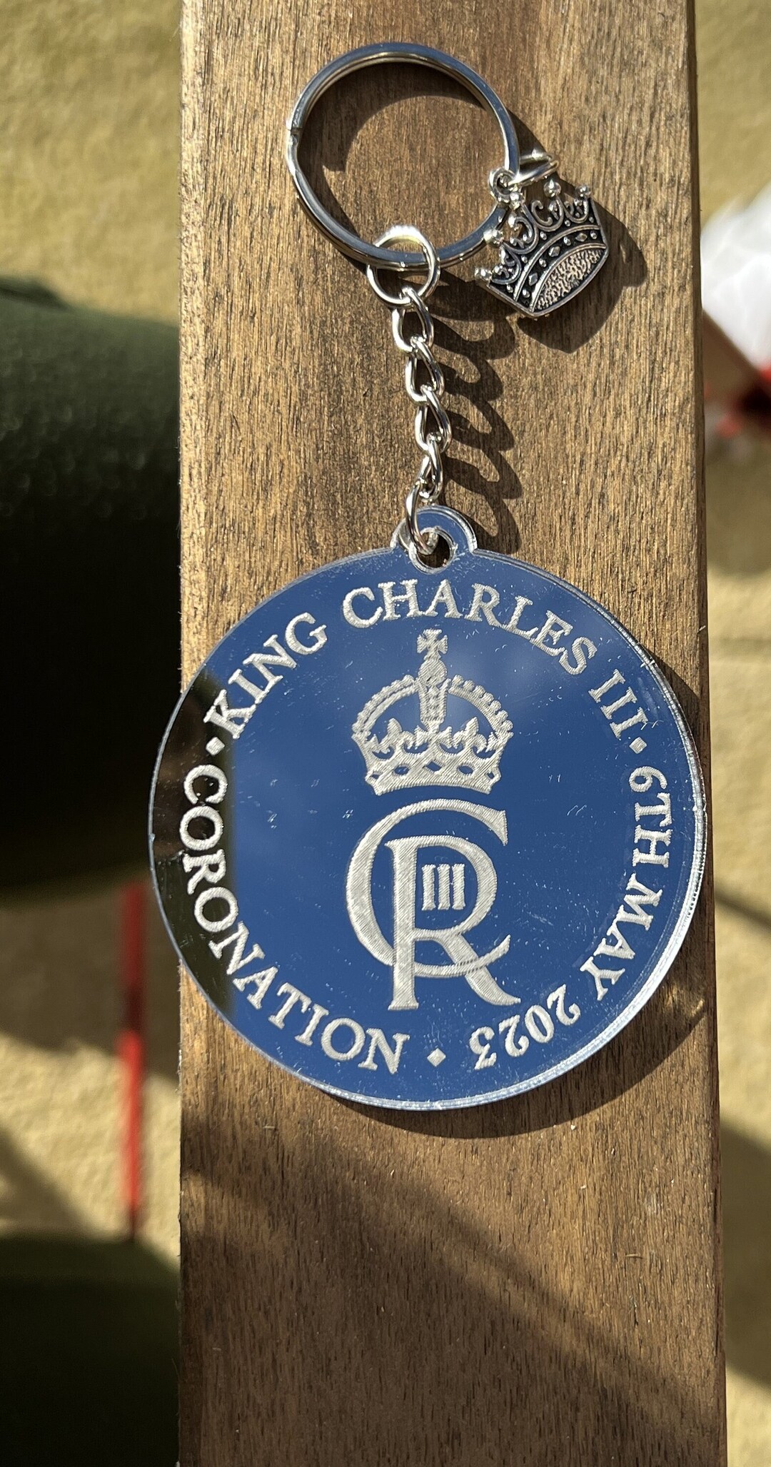 Kings Coronation Key Ring - Etsy Australia