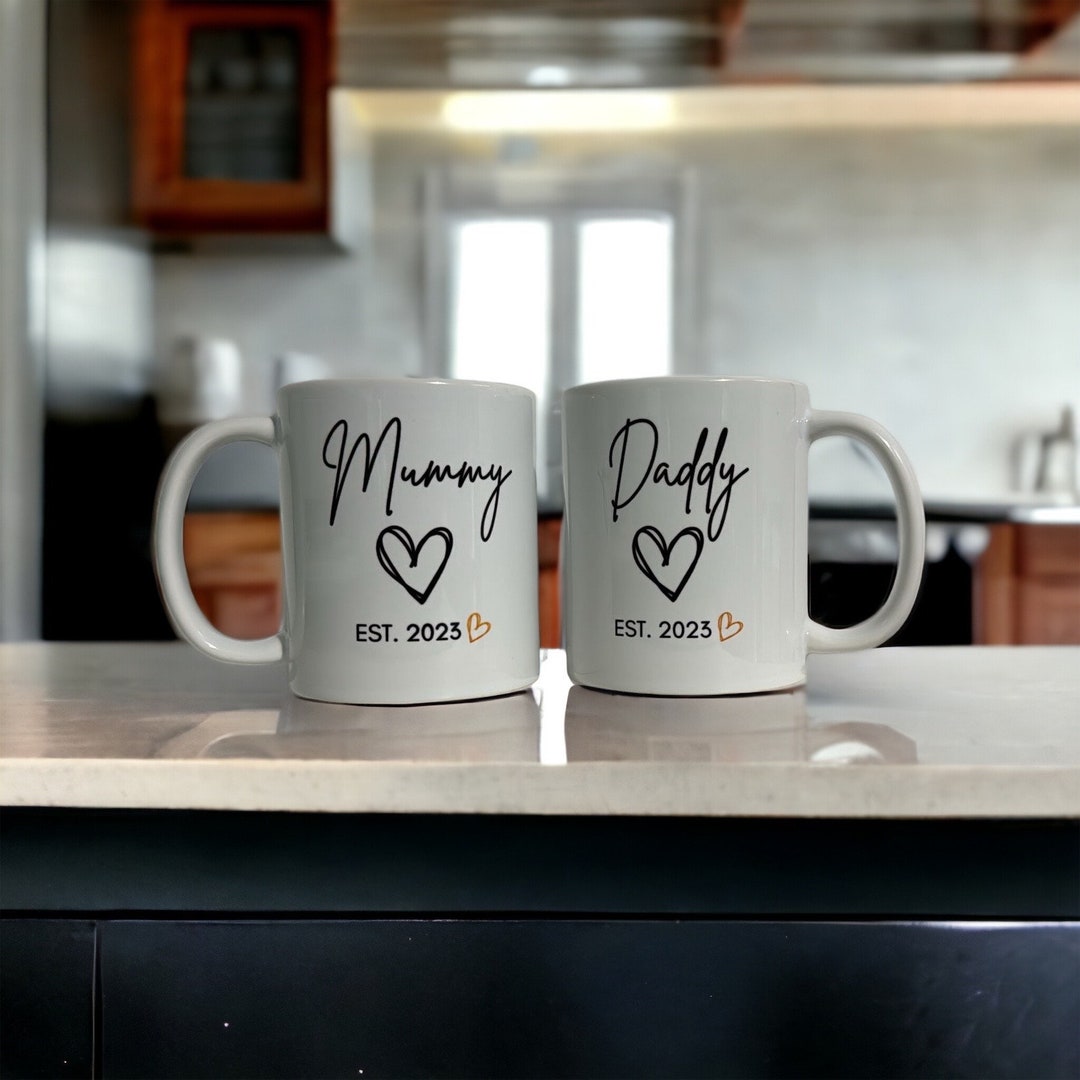 Mummy And Daddy Mugs Mummy And Mummy Daddy And Daddy Set Individual Mum And Dad Mugs New 