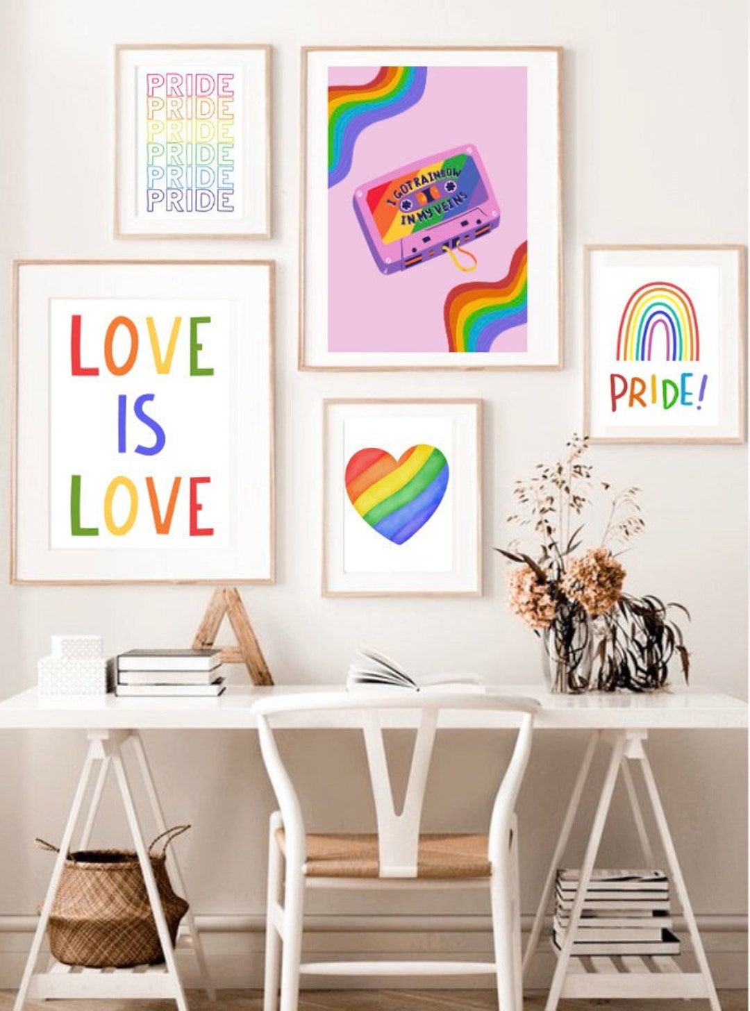 LGBTQ Pride Printables, Pride Month, Rainbow, Pride,love is Love ...