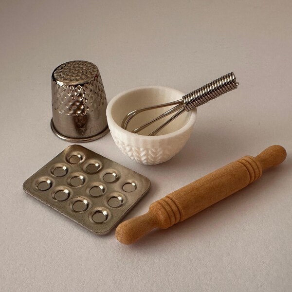 Miniature Baking Set - Etsy UK