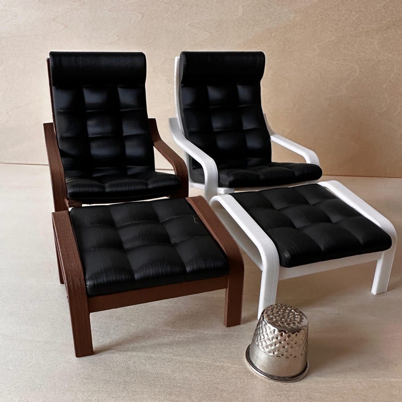 1:12 Scale Footstool - Etsy UK