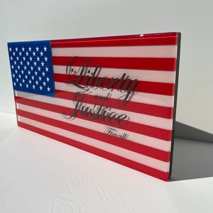 Epoxy American Flag - Etsy