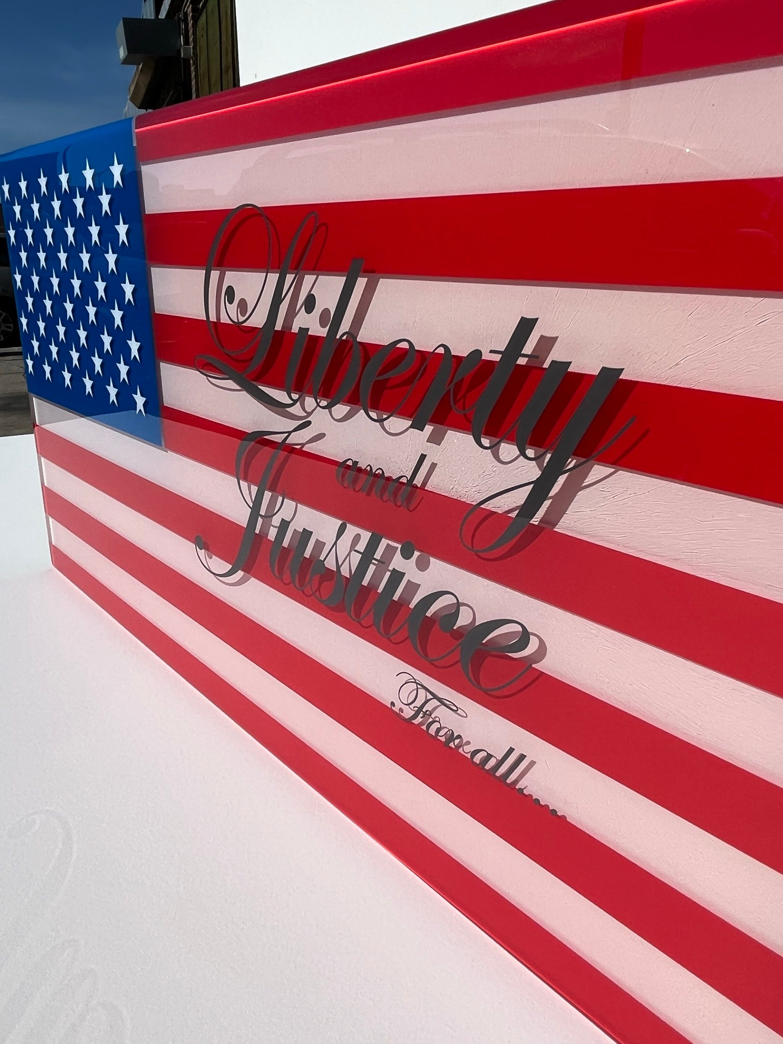 Epoxy American Flag - Etsy