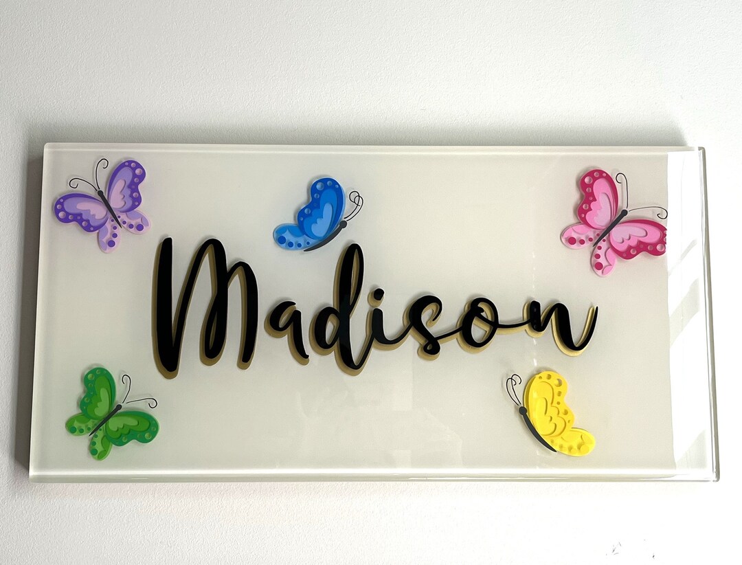 Custom Name Epoxy Sign - Etsy