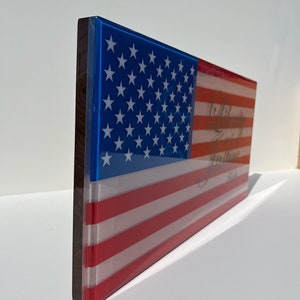 Epoxy American Flag - Etsy