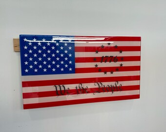 Epoxy American Flag - Etsy