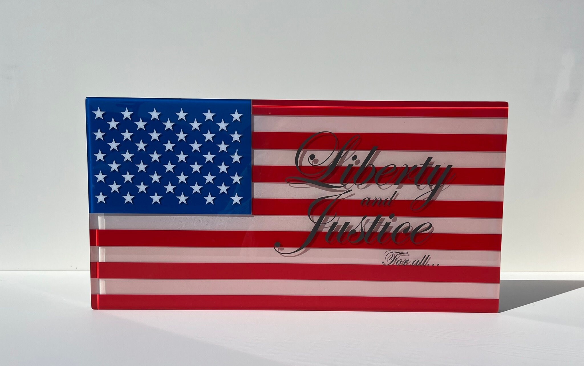 Epoxy American Flag - Etsy