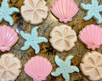Sea Shell Cookies - Etsy