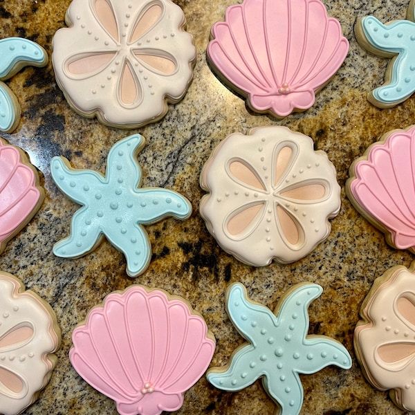 Shell Cookies - Etsy