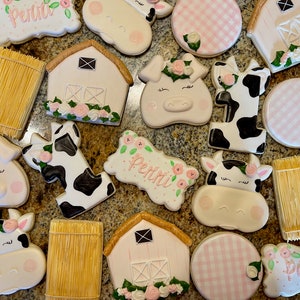 Chic Barnyard Cookies - Etsy