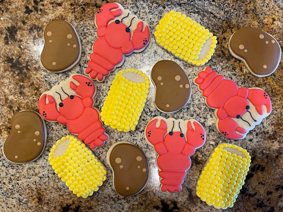 Crawfish Boil Cookies - Etsy