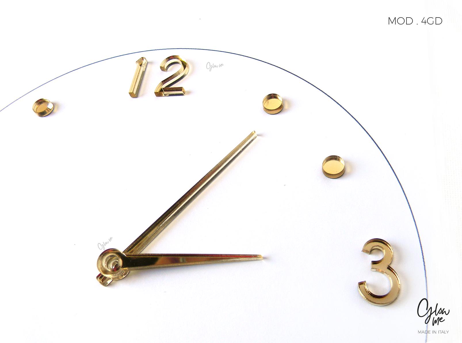 Set of 4 Numbers and 8 Rounds for Minimal Style Clock Making - Self ...