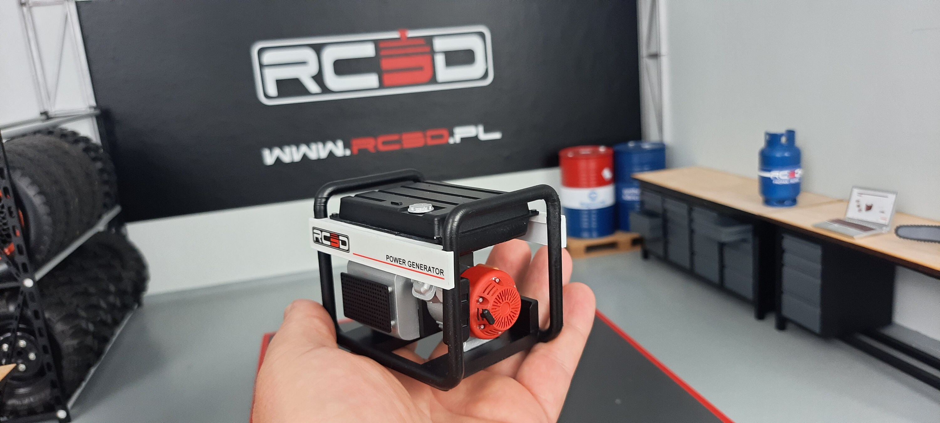 RC3D 1:10 Scale Power Generator RC Diorama Garage - Etsy