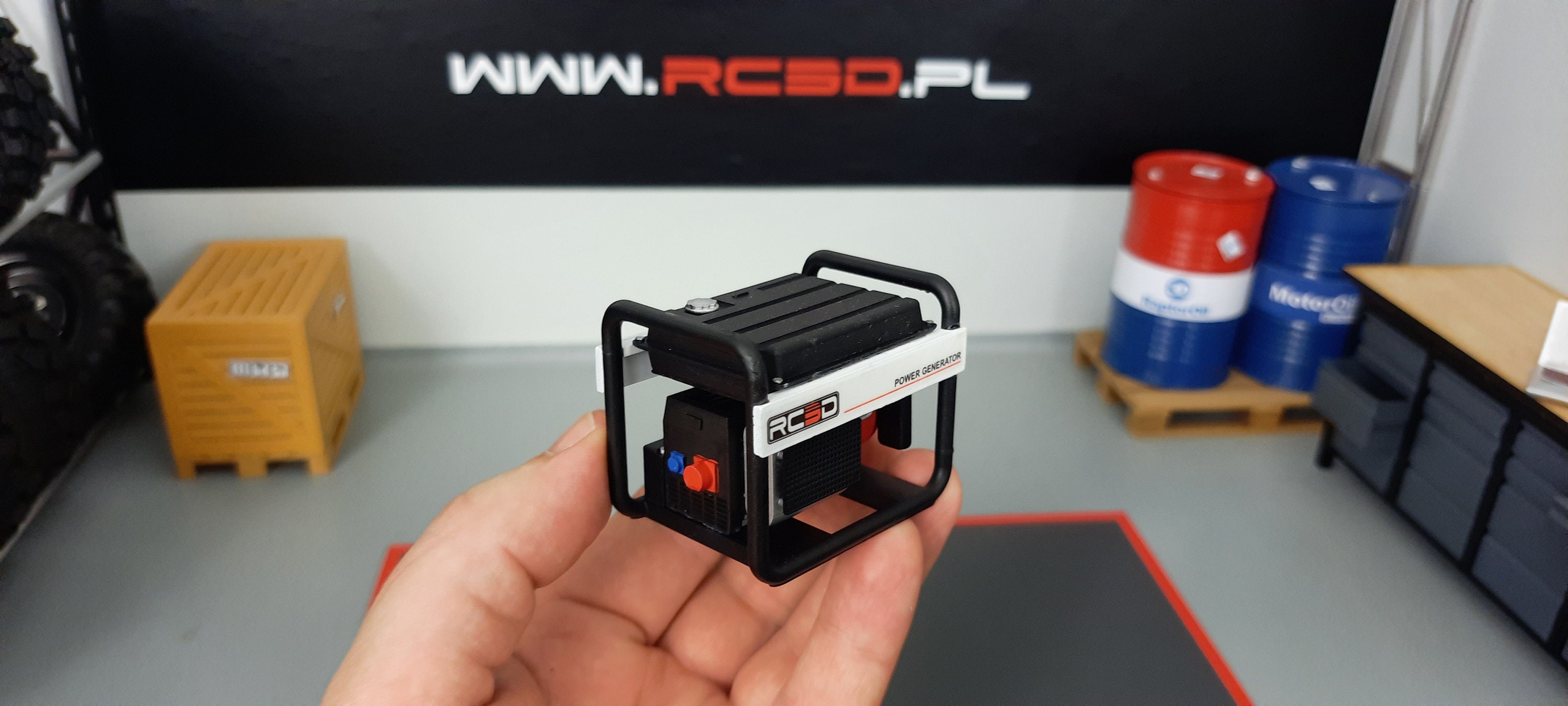 RC3D 1:10 Scale Power Generator RC Diorama Garage - Etsy