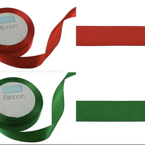 Wide Christmas Ribbon - Etsy