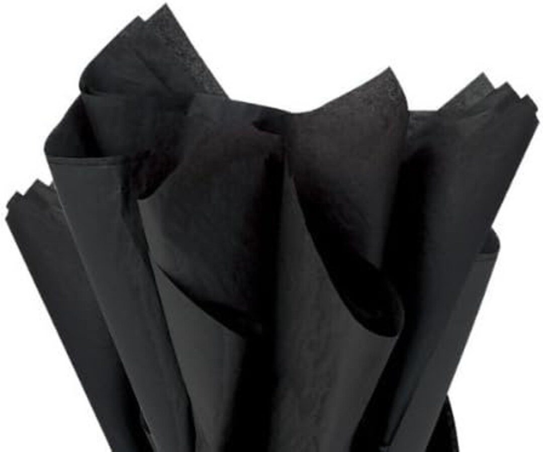 Black 5 or 10 Pack Luxury Tissue Paper Sheets Thick 18GSM, Eco-friendly ...