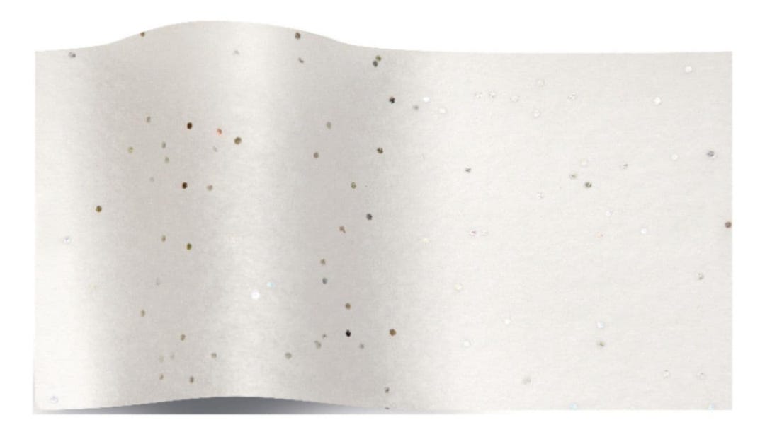 Tissue Paper White Diamond Shiny Gemstones Print Eco Friendly, 100% ...