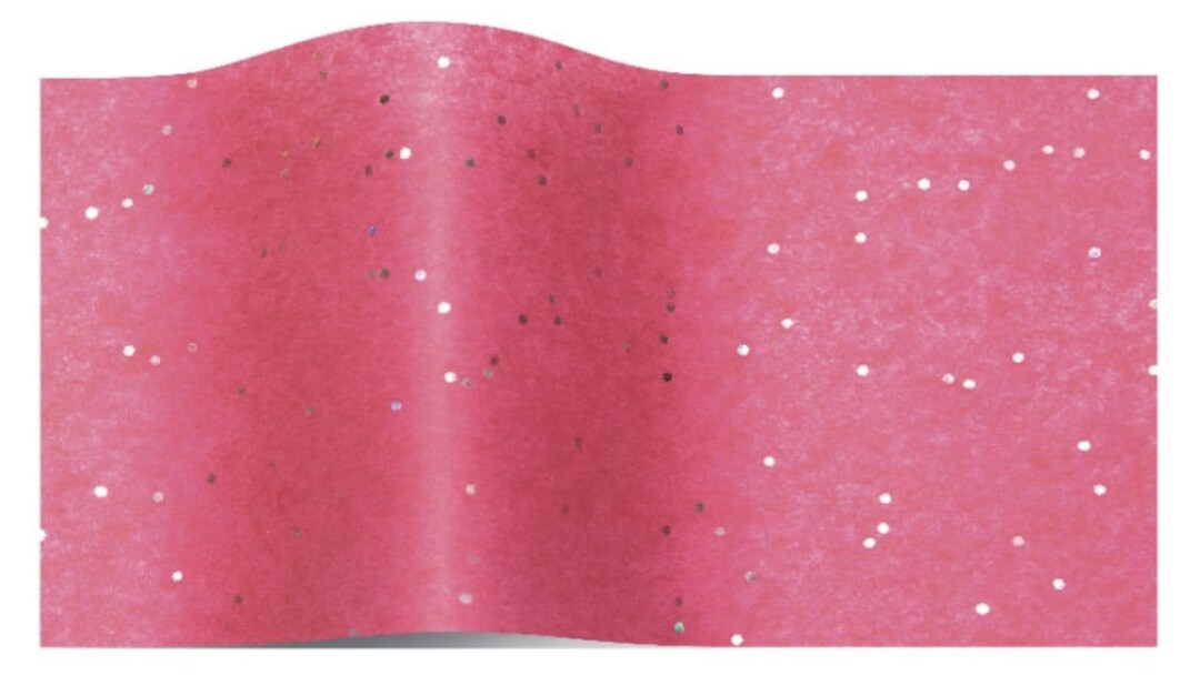 Tissue Paper Hot Pink Shiny Gemstones Print Eco Friendly, 100% Recycled ...