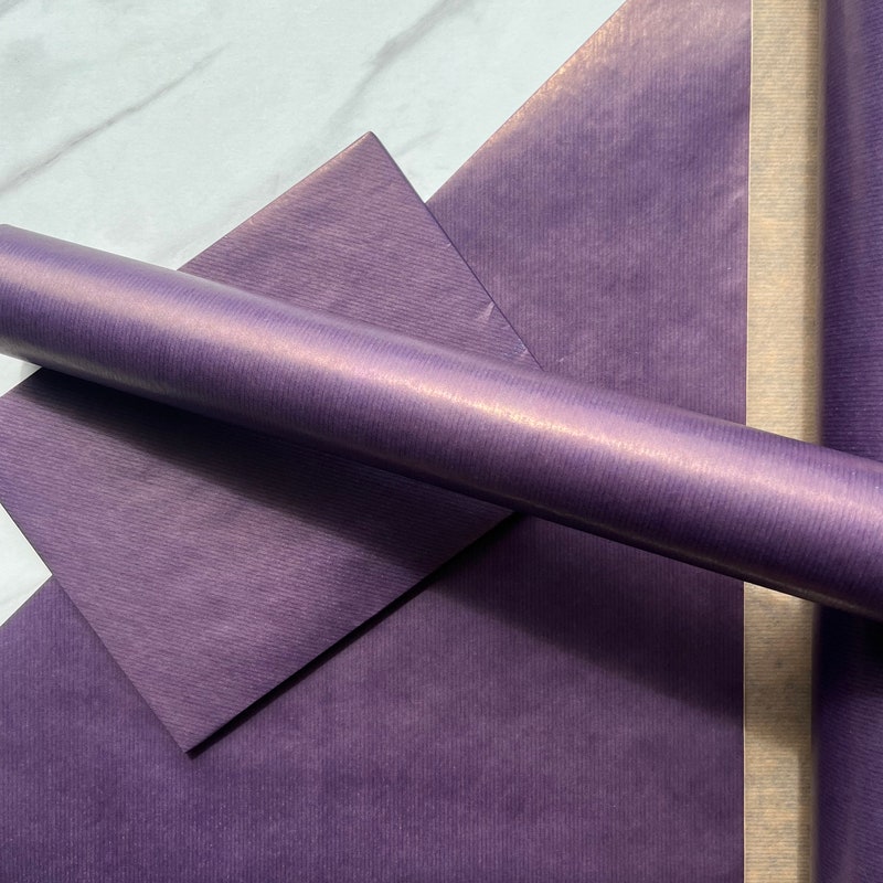 Luxury Purple Wrapping Paper - Etsy UK