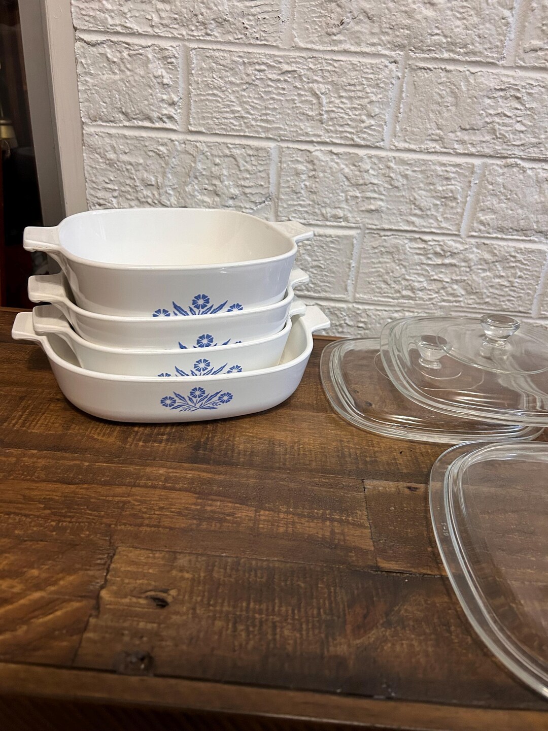 Corning Ware Blue Cornflower Baking Dishes - Various Options/sold ...