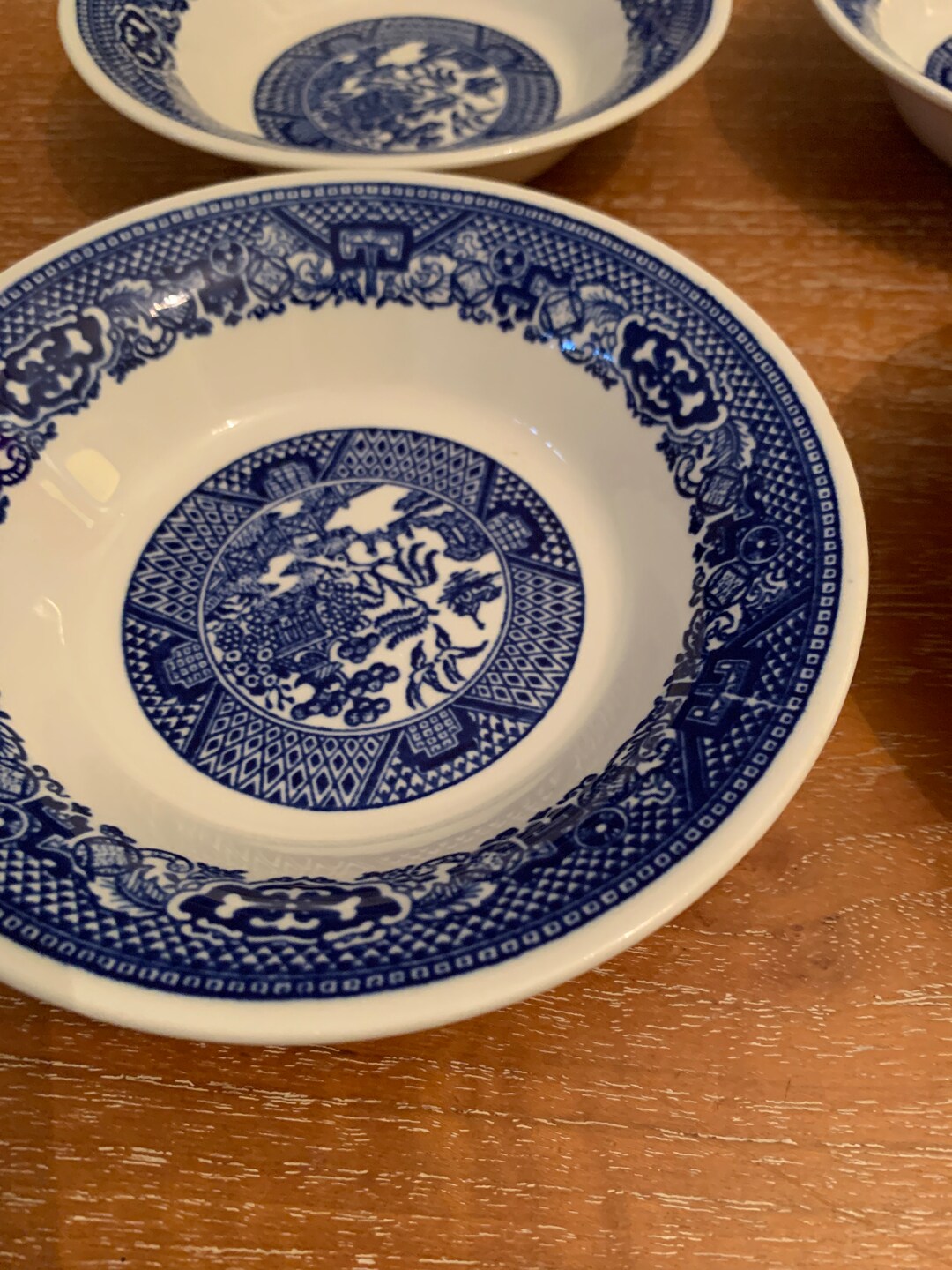 Royal China Blue Willow Ware Berry Bowls - Set of Four - Etsy