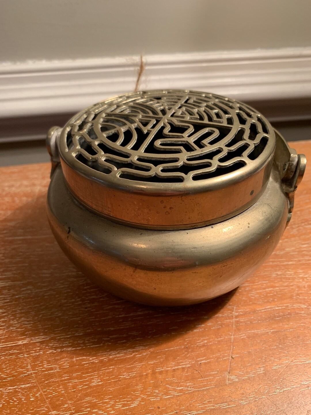 Chinese Brass Baitong Hand Warmer/incense Burner From Mid 1800's - Etsy