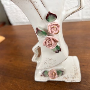 Vintage Lefton Rose Vase - Etsy