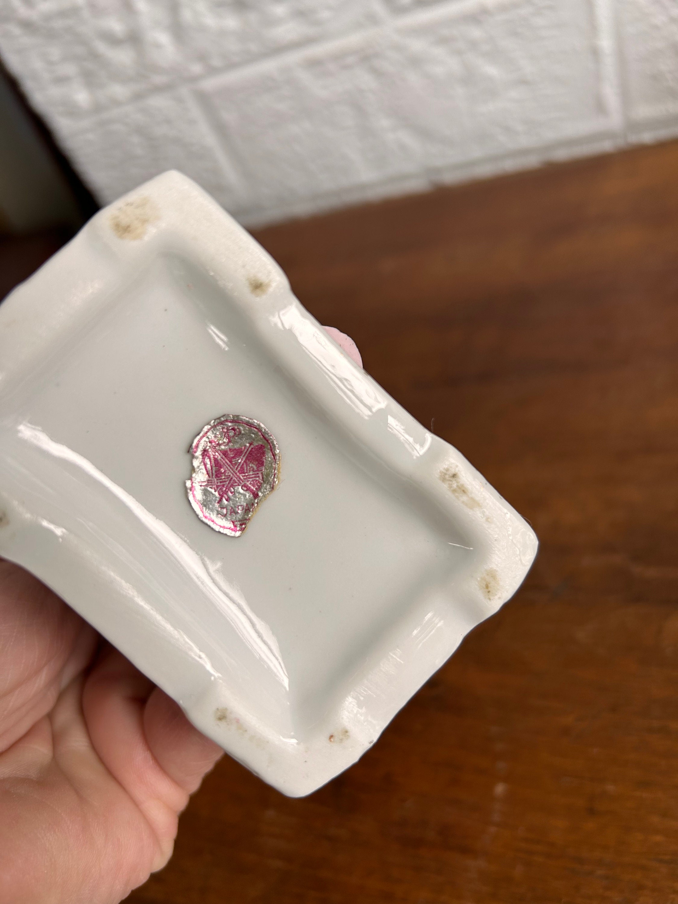 Vintage Lefton Rose Vase - Etsy